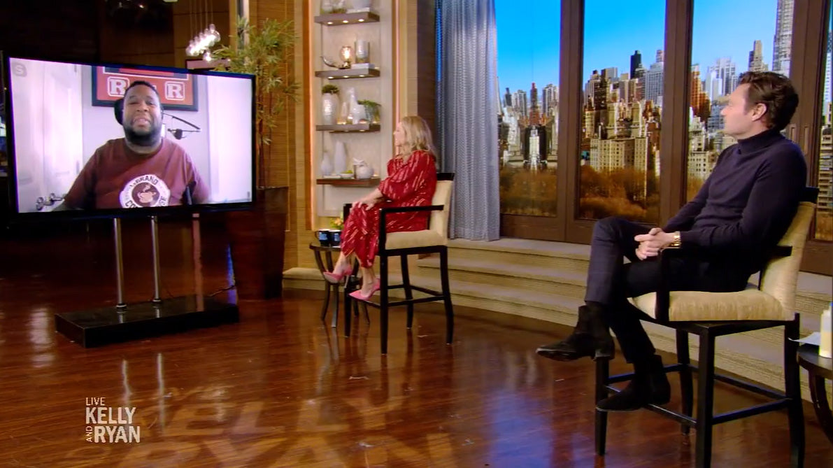 Eric LeGrand Appears on Live with Kelly Ripa and Ryan Seacrest ...